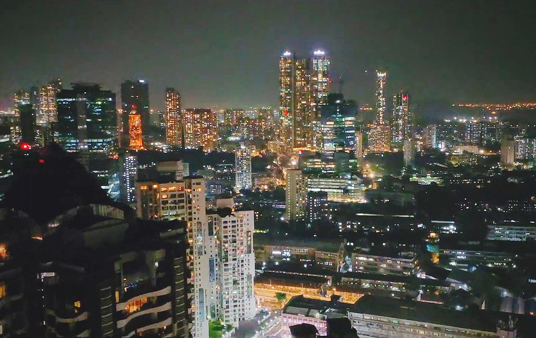 Bombay Skyline Night