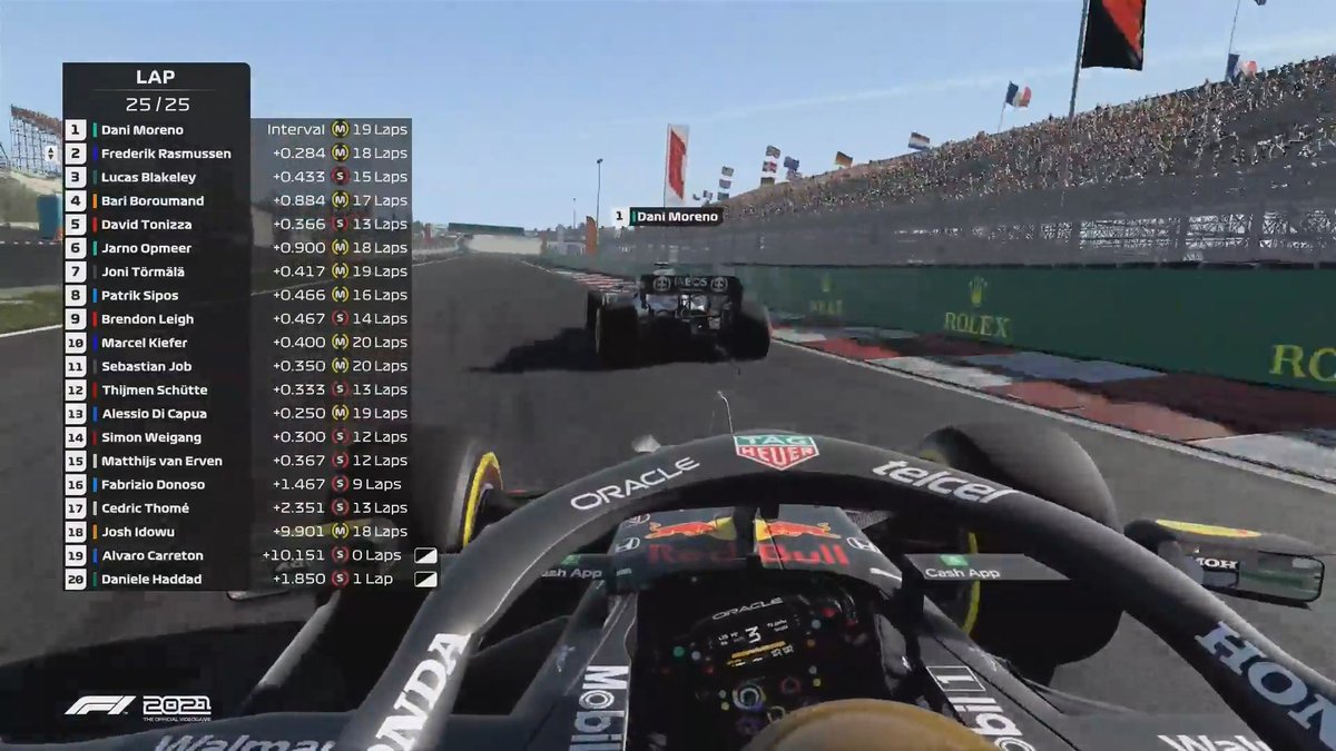 Take a bow, @DaniMorenoF1 – he plays it to perfection and takes the # ...