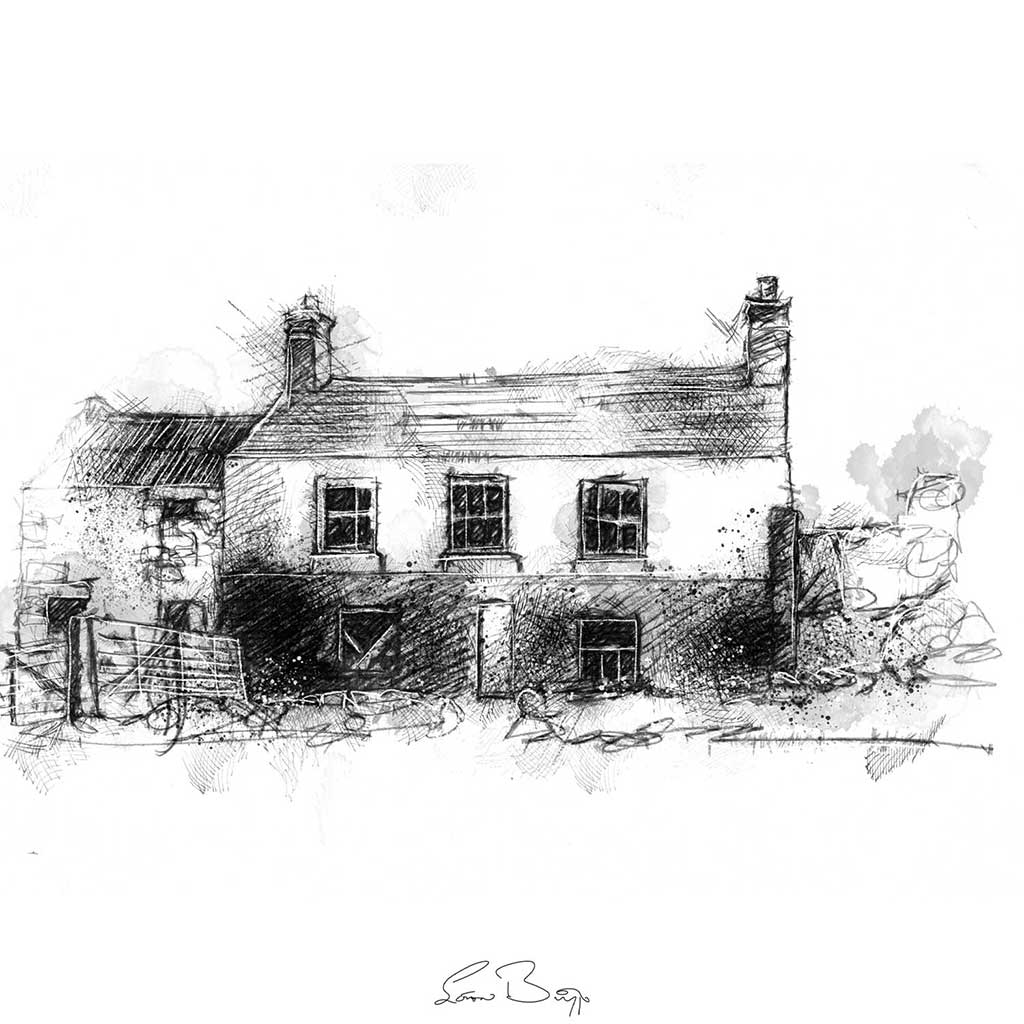 Farmhouse Drawing