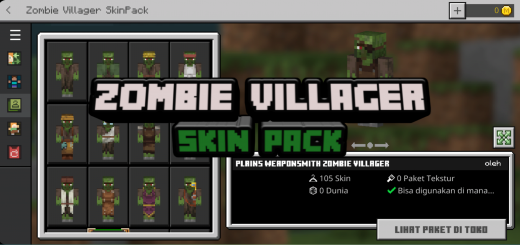 Minecraft Zombie Villager Skin