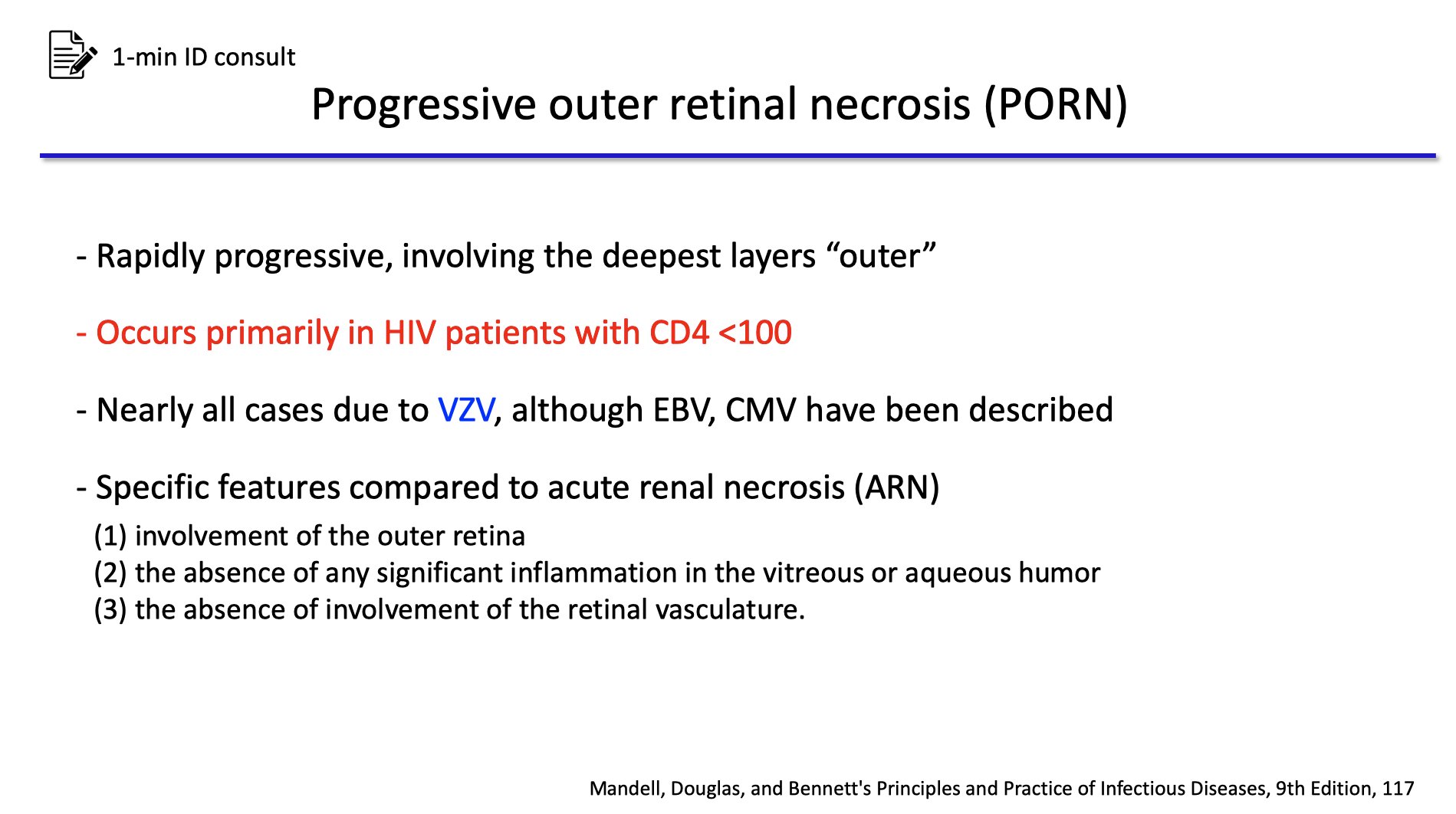 Progressive Outer Retinal Necrosis