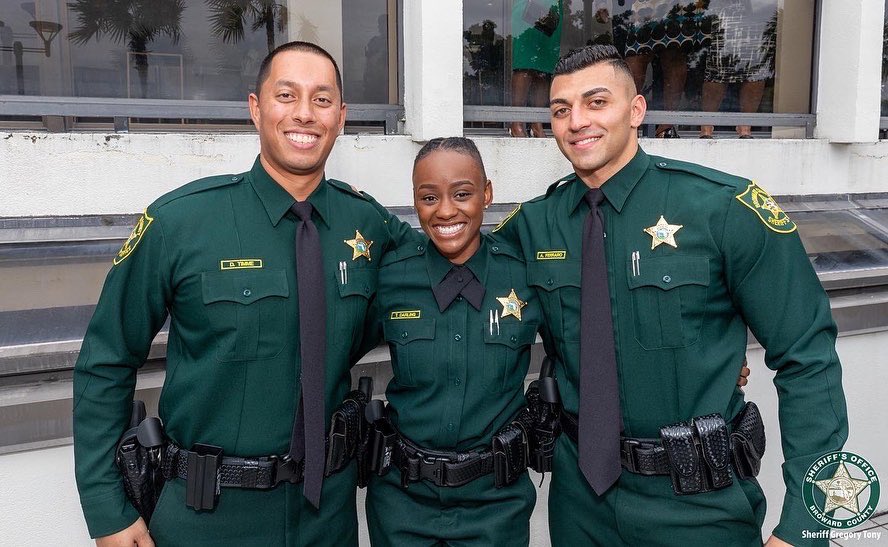 Broward County Sheriff Uniforms Today, I Took The Oath Of Office To