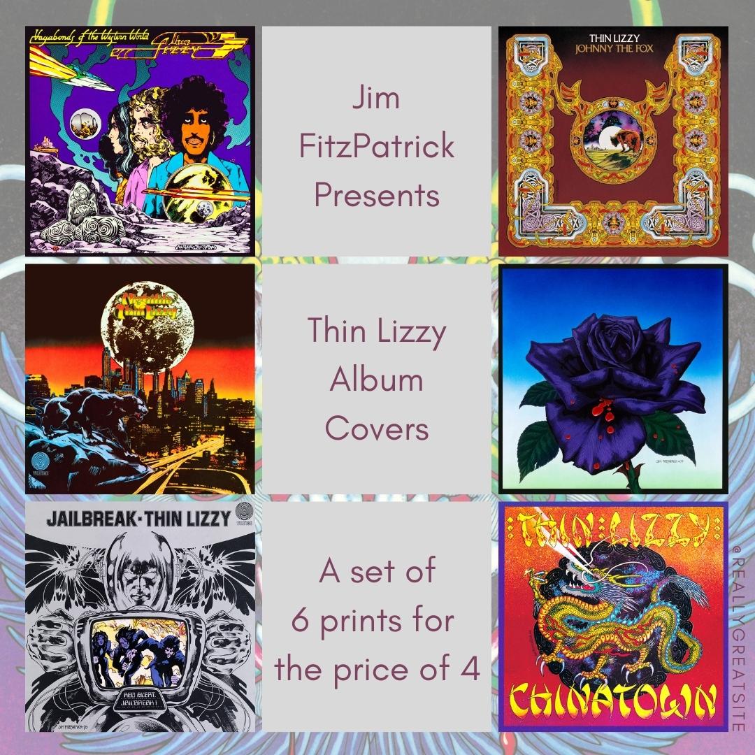 Thin Lizzy Album Covers