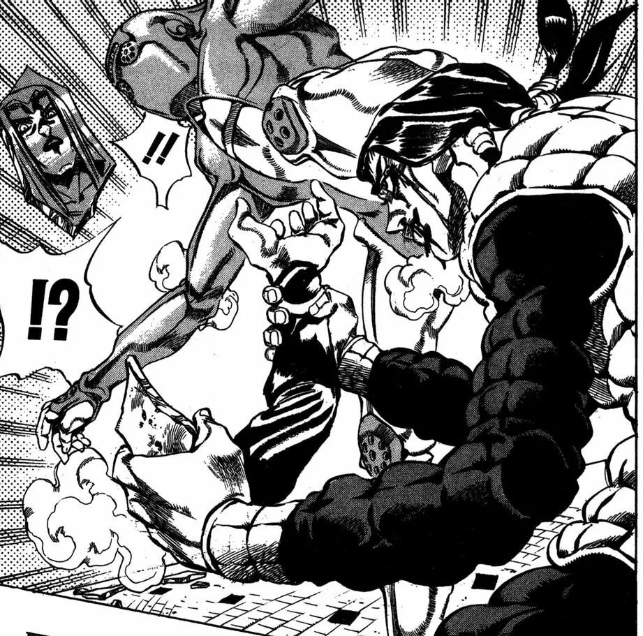 「November 18, 1996, JoJo's Manga Chapter 482 "Man in the Mirr」JoJoの漫画