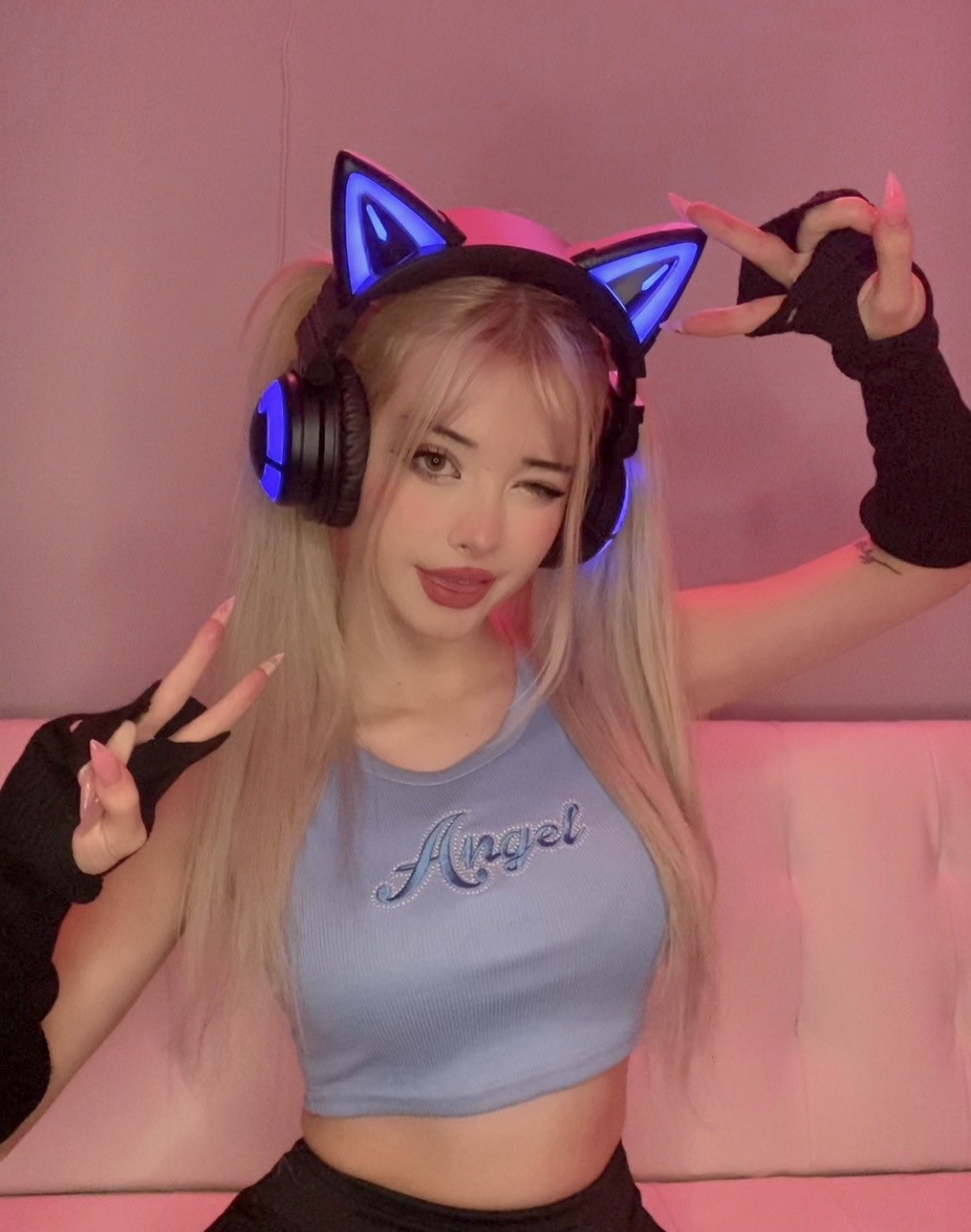 Lauren Burch ♡ On Twitter More Kitty Headset Pics Rptxw1ynts Twitter