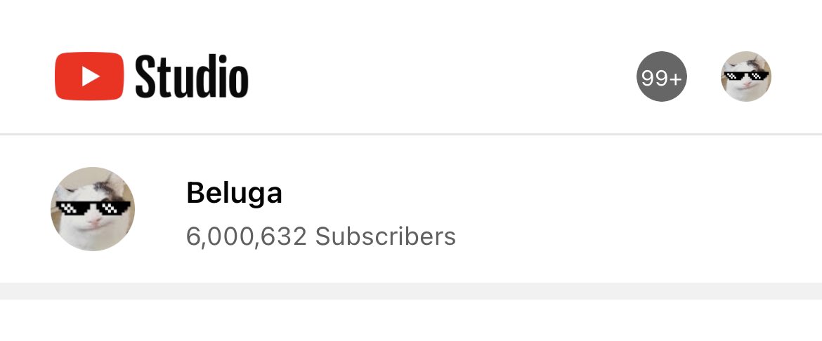 Beluga on Twitter: "60000000!!! we did it. thank you to everyone who susbribed ️ ️ https://t.co ...