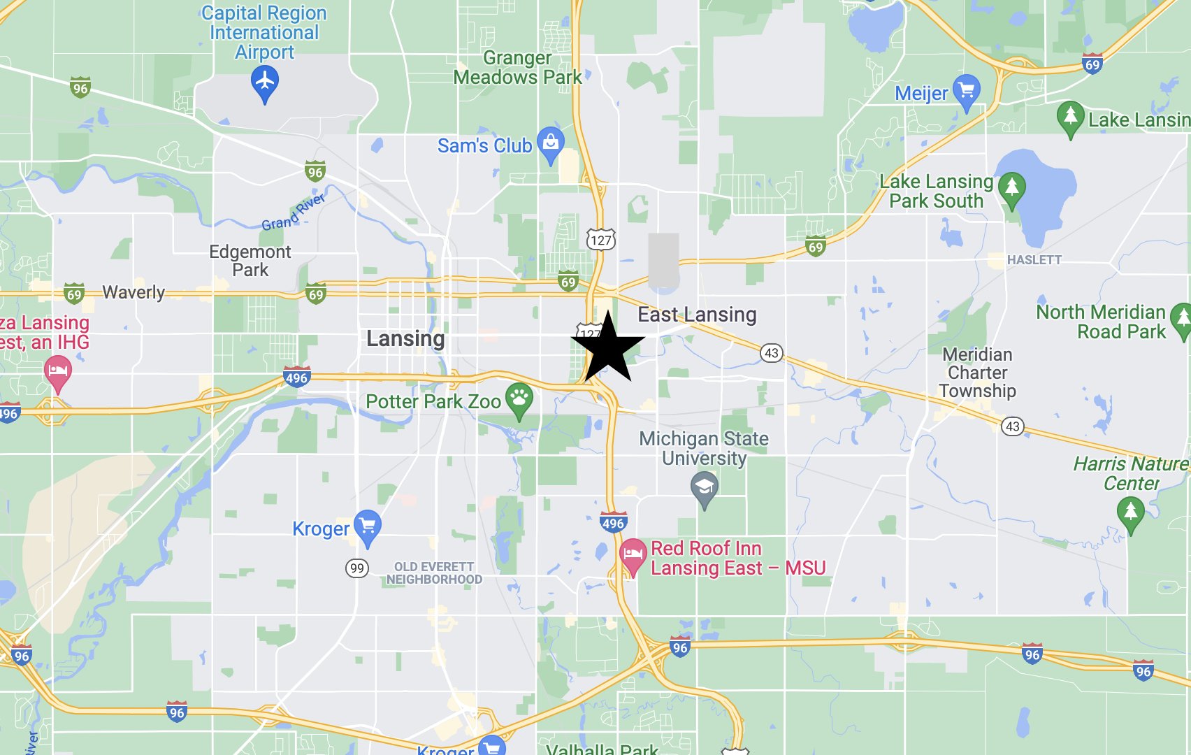 Michigan State University Google Maps