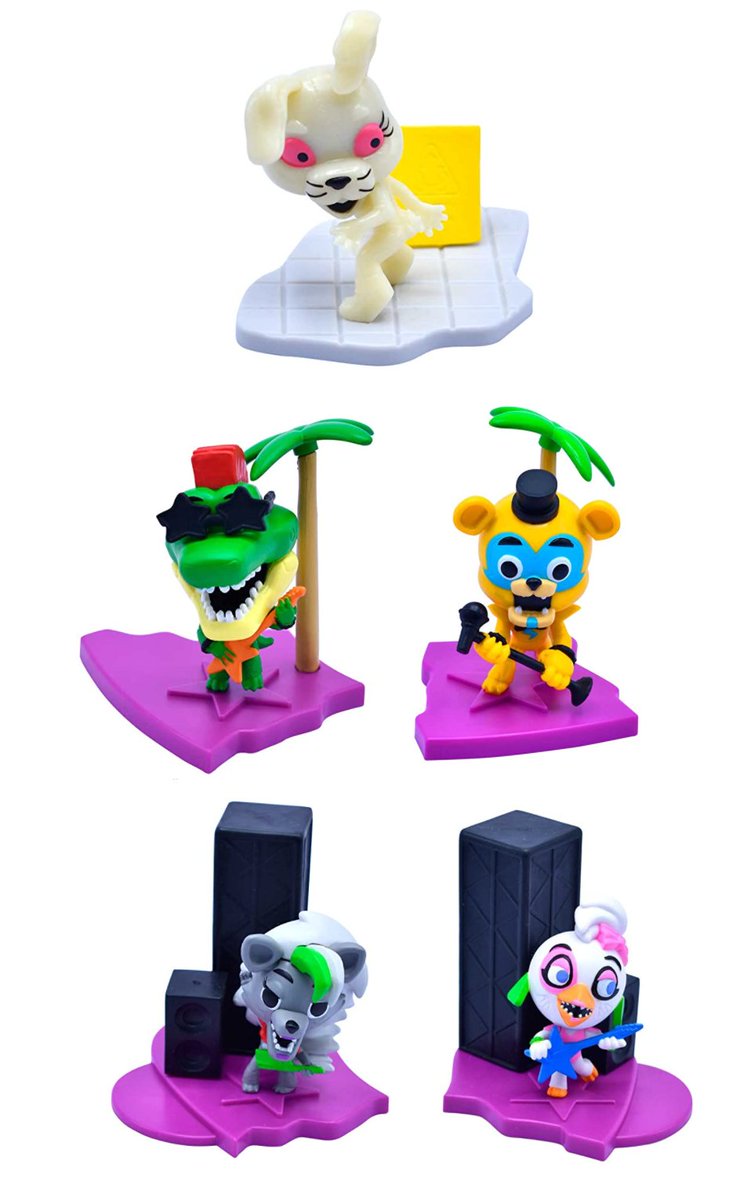 Fnaf Security Breach Craftables S2 Buildable Scenes Blind Bags