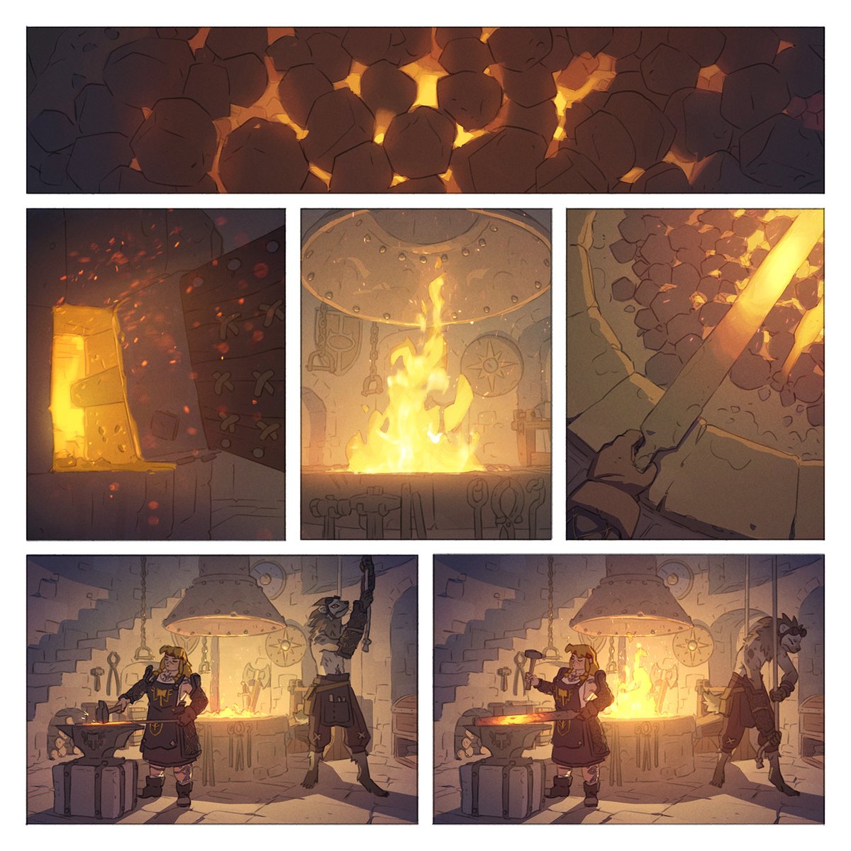 「during long days at the forge conversation often turns to ph」Saint ...