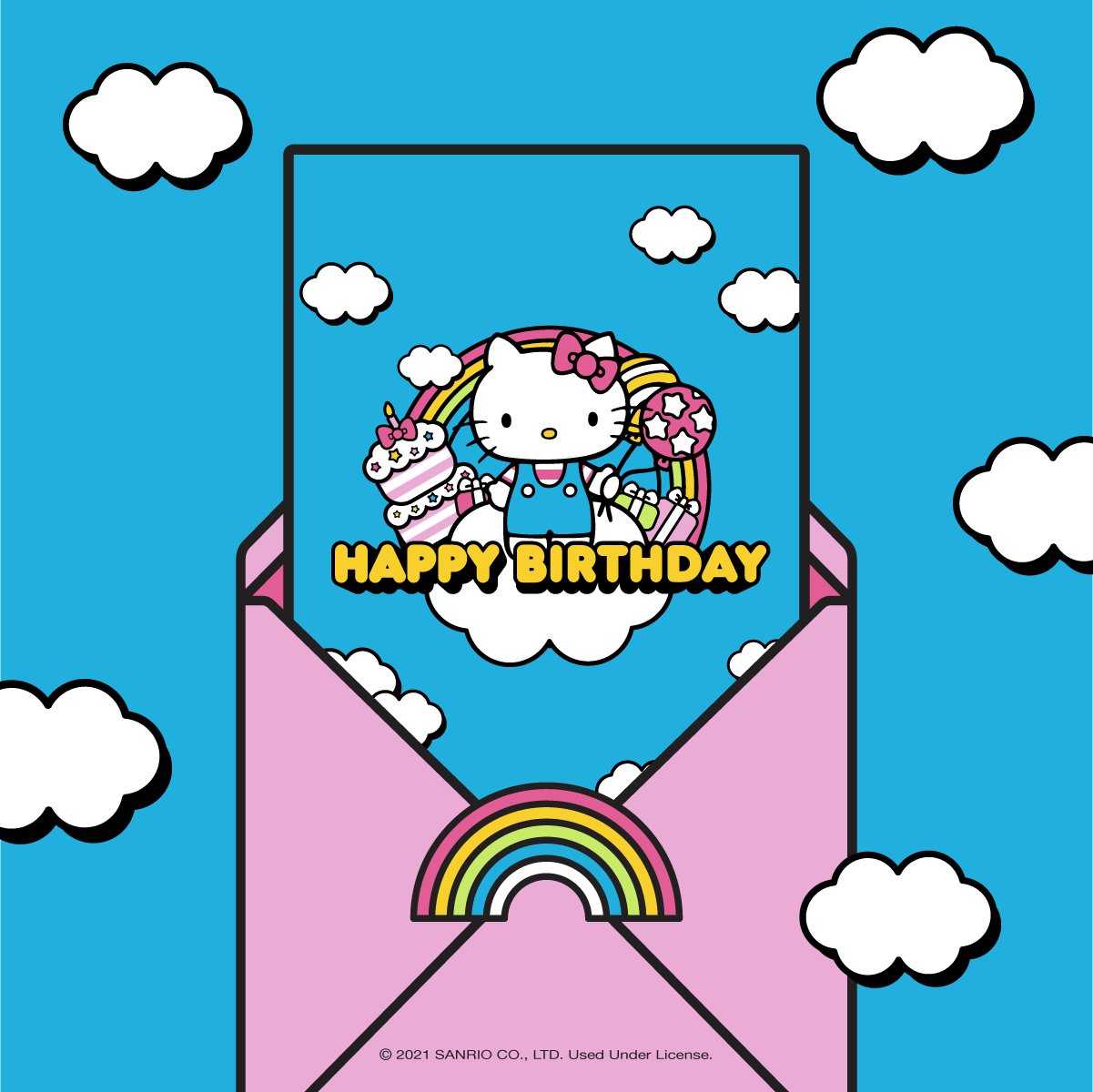 Happy Birthday Hello Kitty Cards
