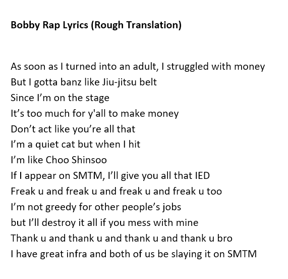 Rap Lyrics About Making Money