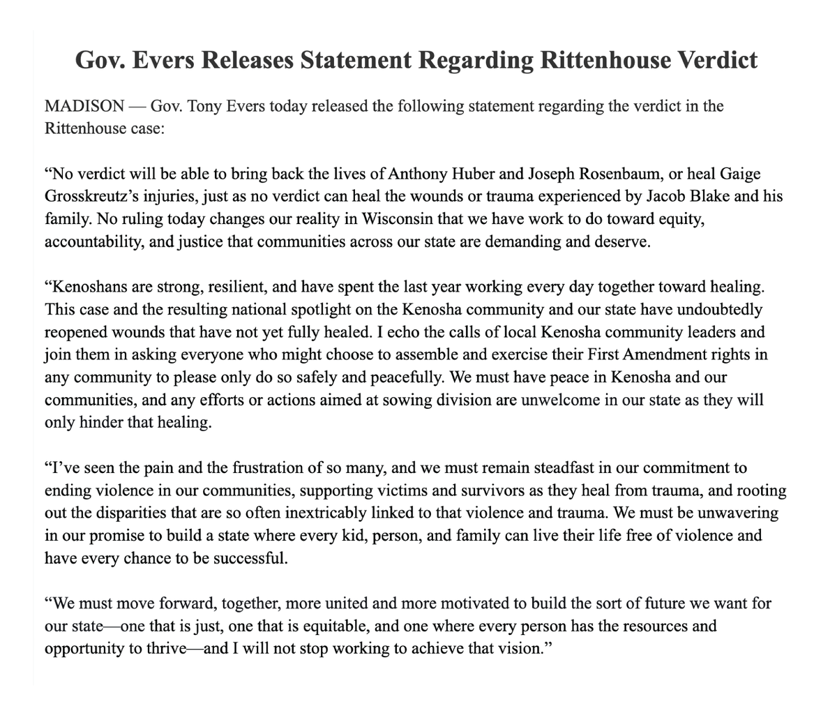 Kyle Rittenhouse found not guilty