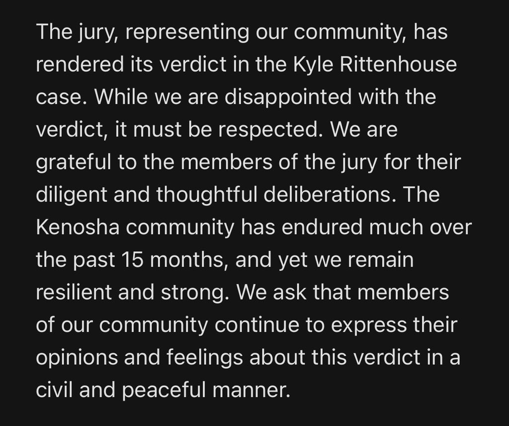 Kyle Rittenhouse found not guilty