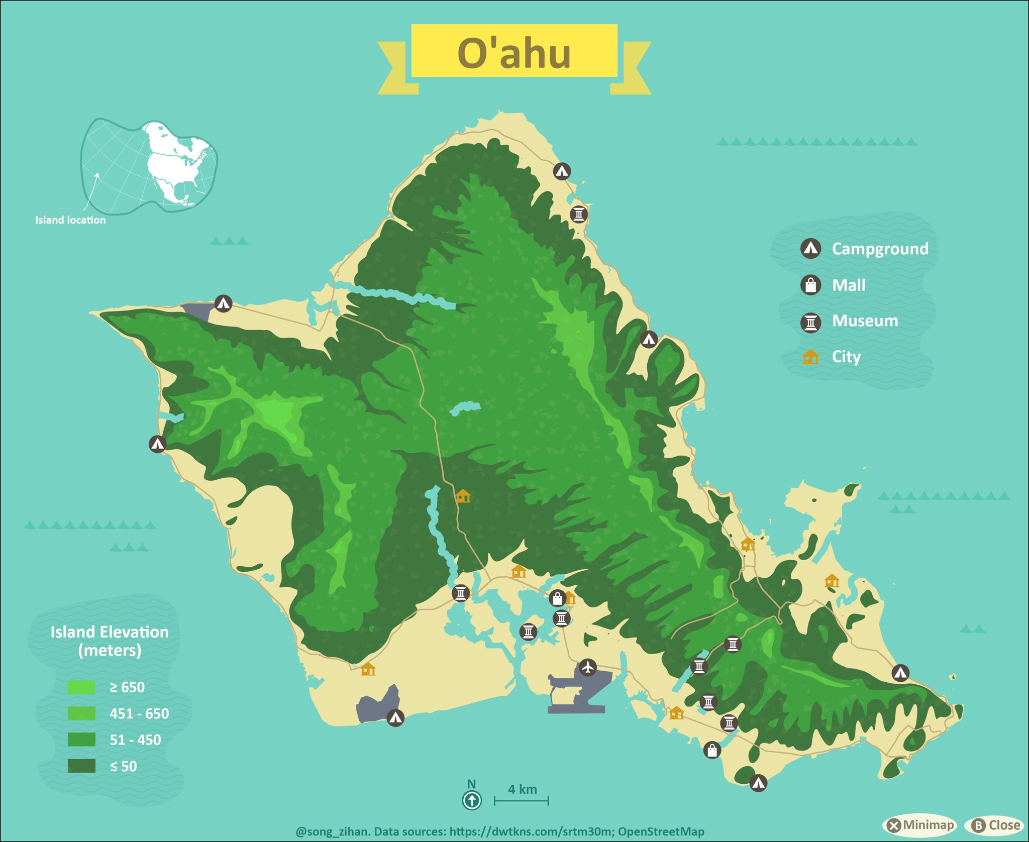 Lost Tv Show Island Map
