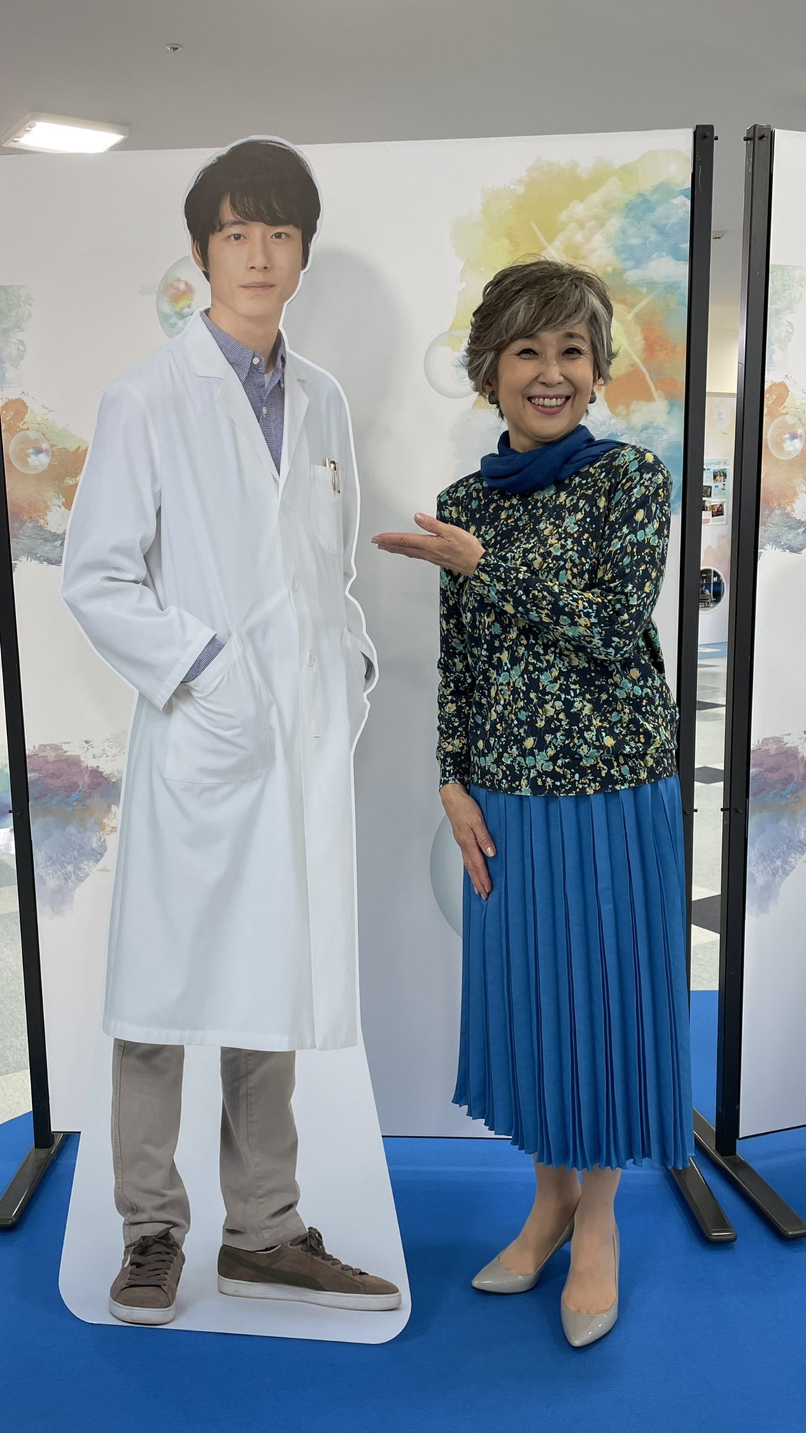 竹下景子 オフィシャル On Twitter いろいろ楽しい 「 おかえりモネ」展では☺️ ええ!ええ! もちろん並んじゃいました ️
