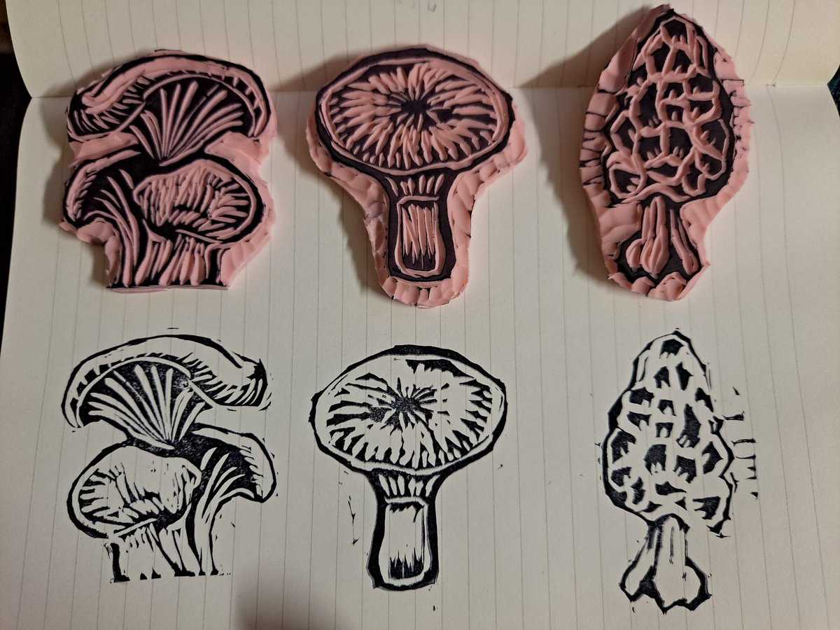 「GLORIOUS HUMBABA! 9x12 woodcut 」Apollo💖💀の漫画