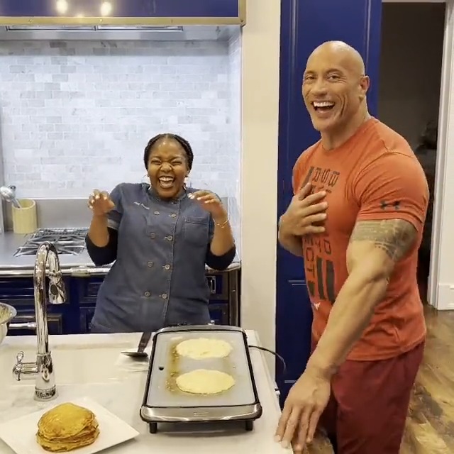 Dwayne Johnson Pancakes