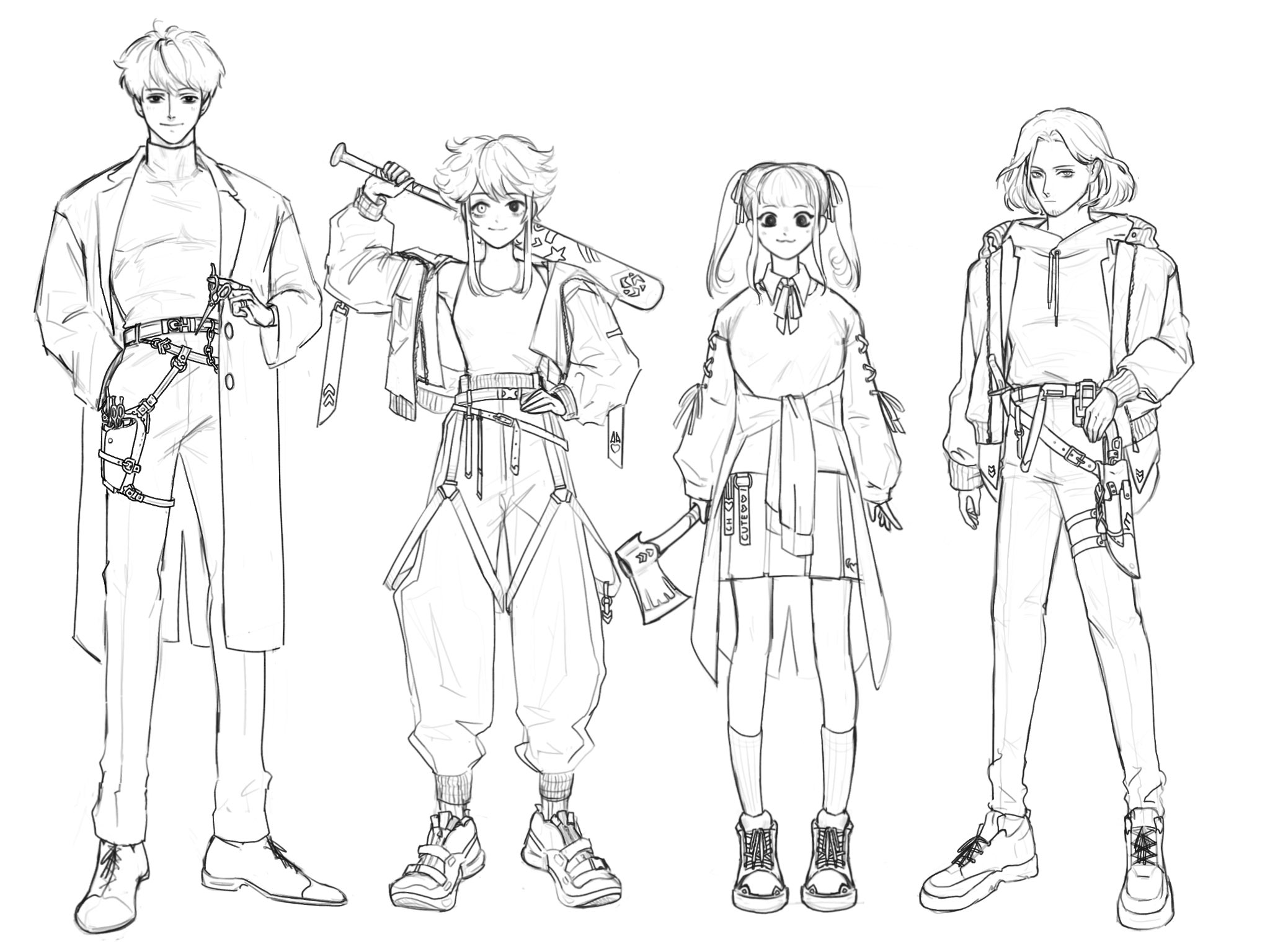 Anime Character Design Base