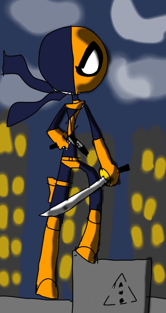 Chibi Deathstroke And Deadpool