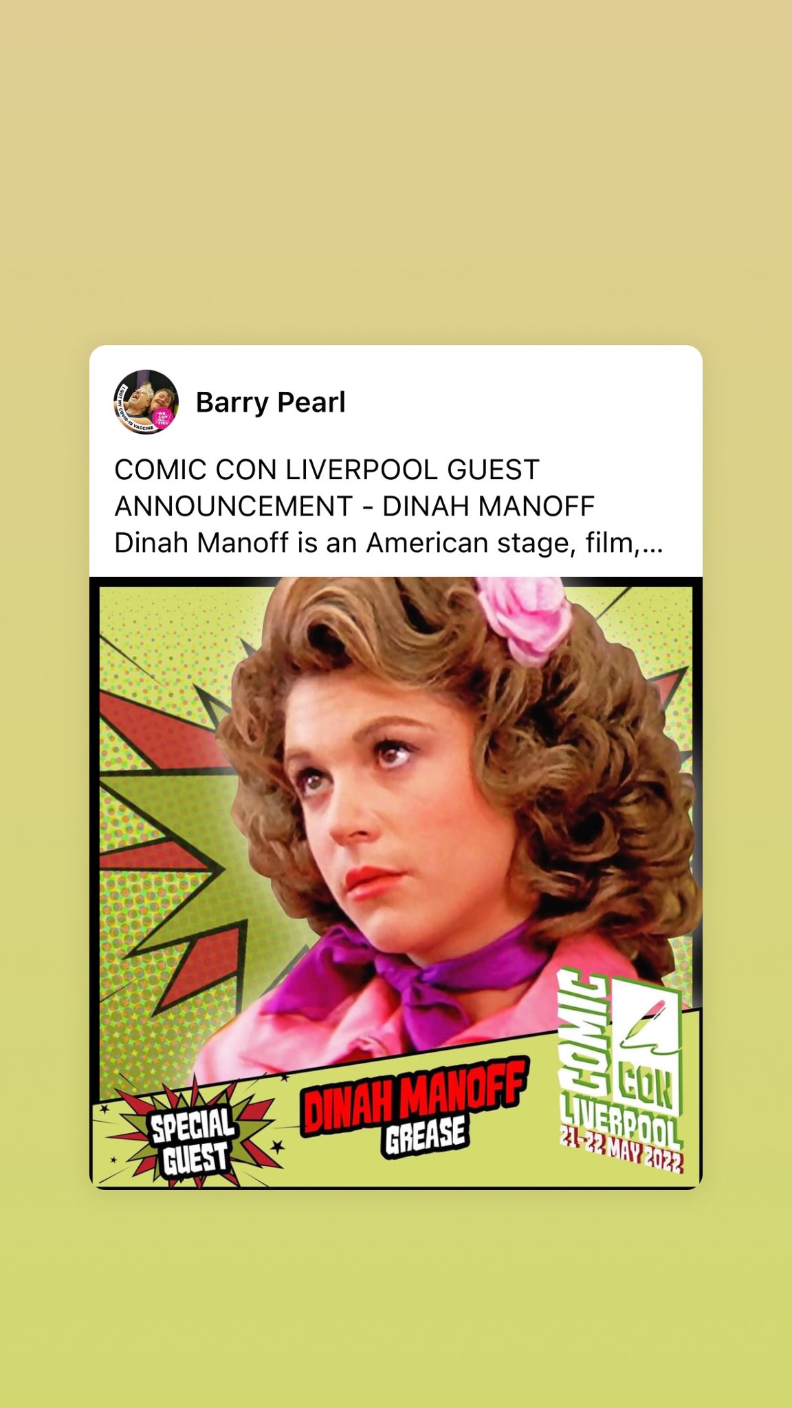 Dinah Manoff Grease
