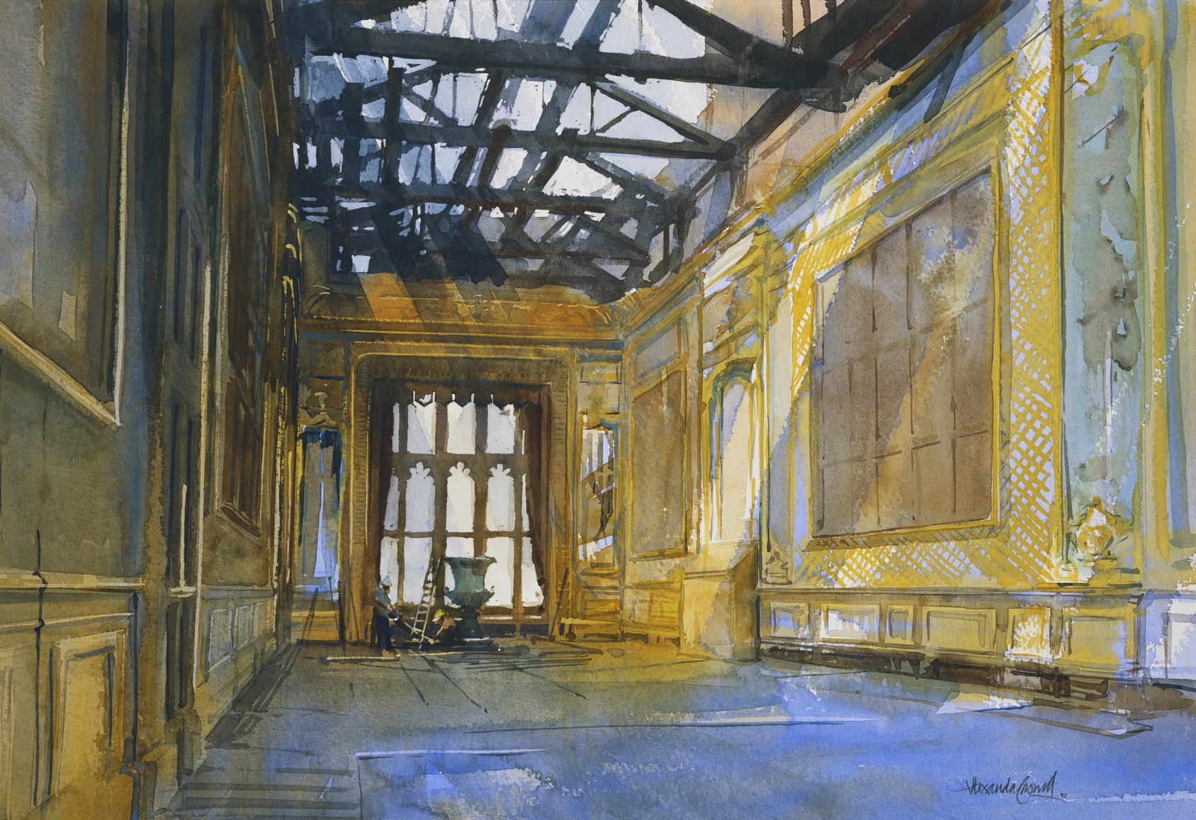 Windsor Castle Fire Before And After