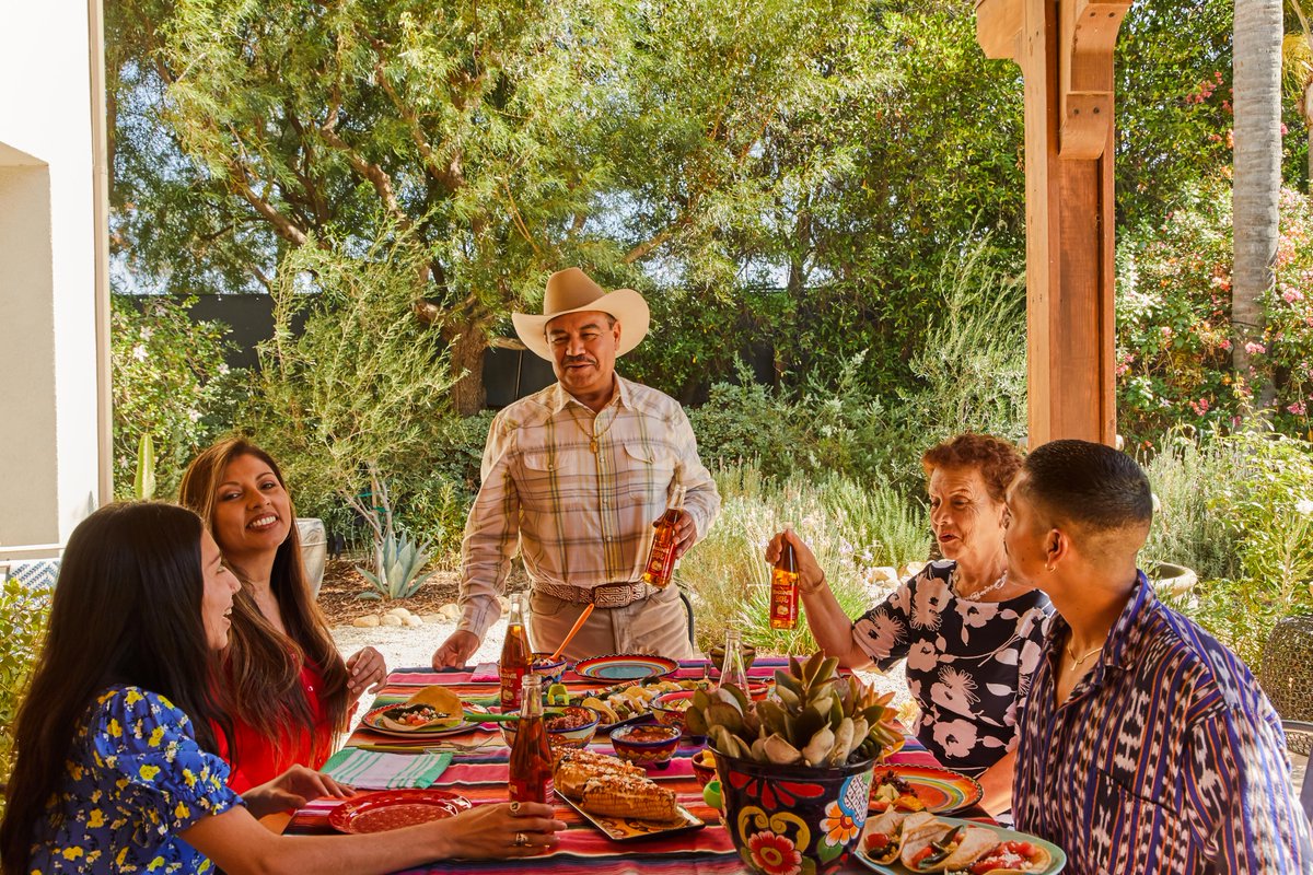 Hispanic Family Cookout