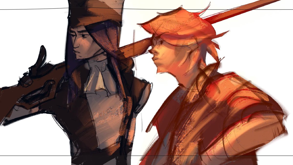 「the red and blue duo godbless 🙏🙏 #Arca」|raiain 🌧🍇の漫画