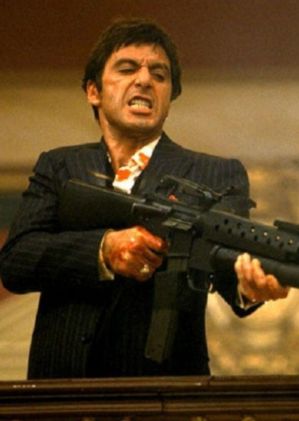 Scarface Say Hello To My Little Friend Wallpaper