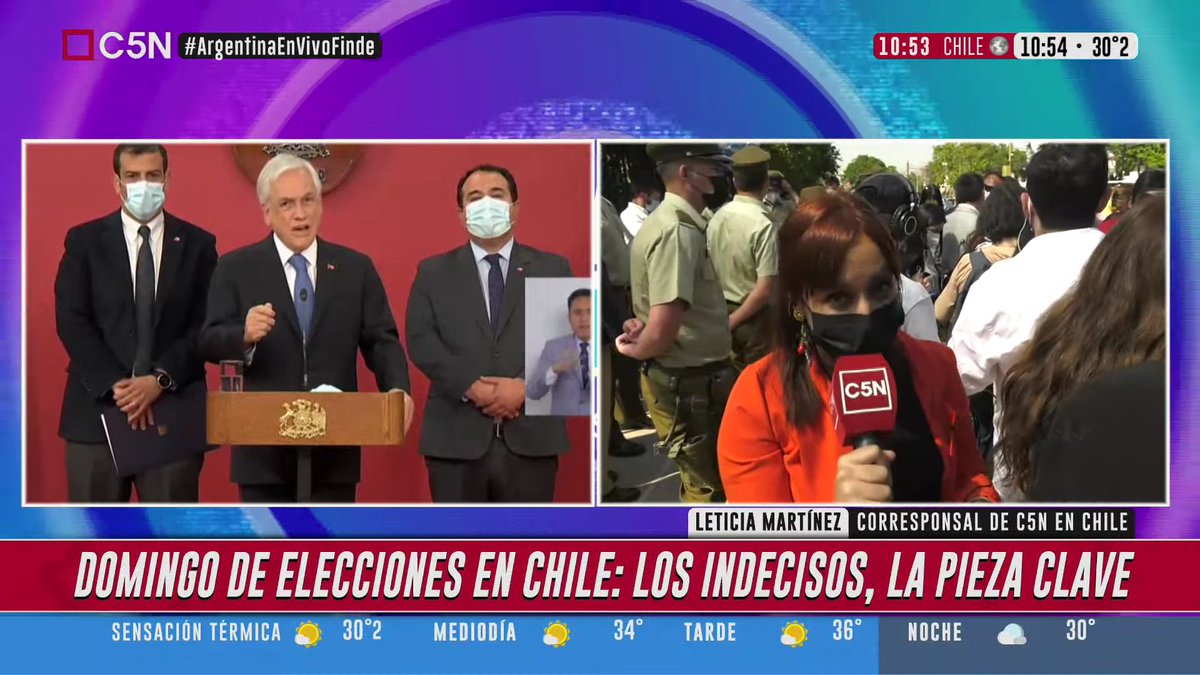 ⭕ AHORA 🇨🇱 Los chilenos eligen al sucesor de Sebastián Piñera 👉 Seguí ...