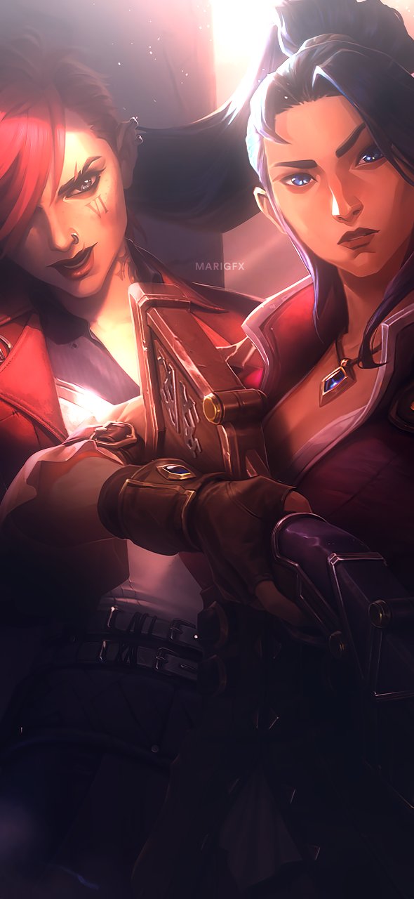 League Of Legends Vi And Caitlyn Wallpaper