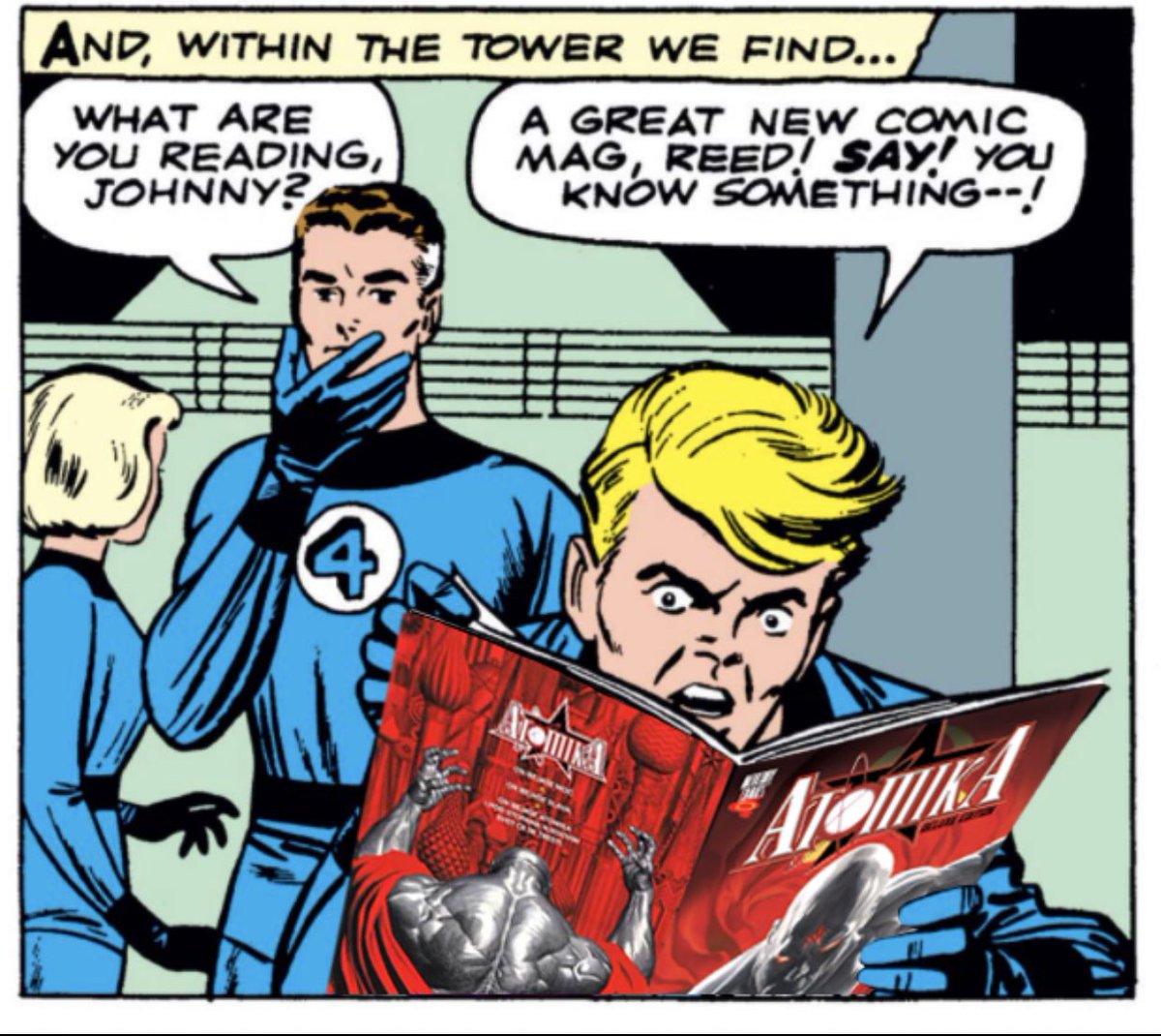 「Check out ATOMIKA: GOD IS RED OMNIBUS by Sal Abbinanti and A」Alex Rossの漫画