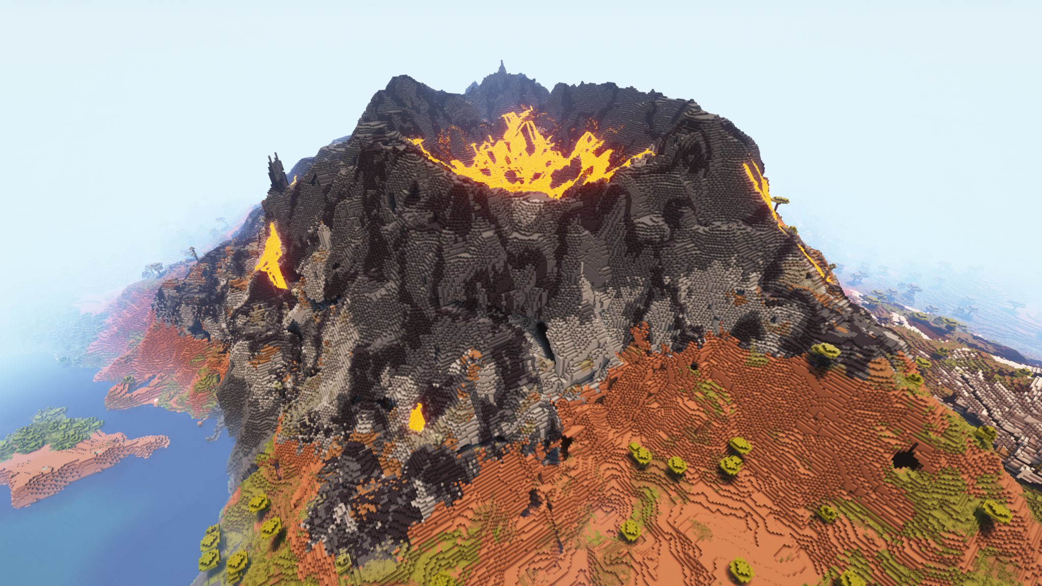 Minecraft Volcano