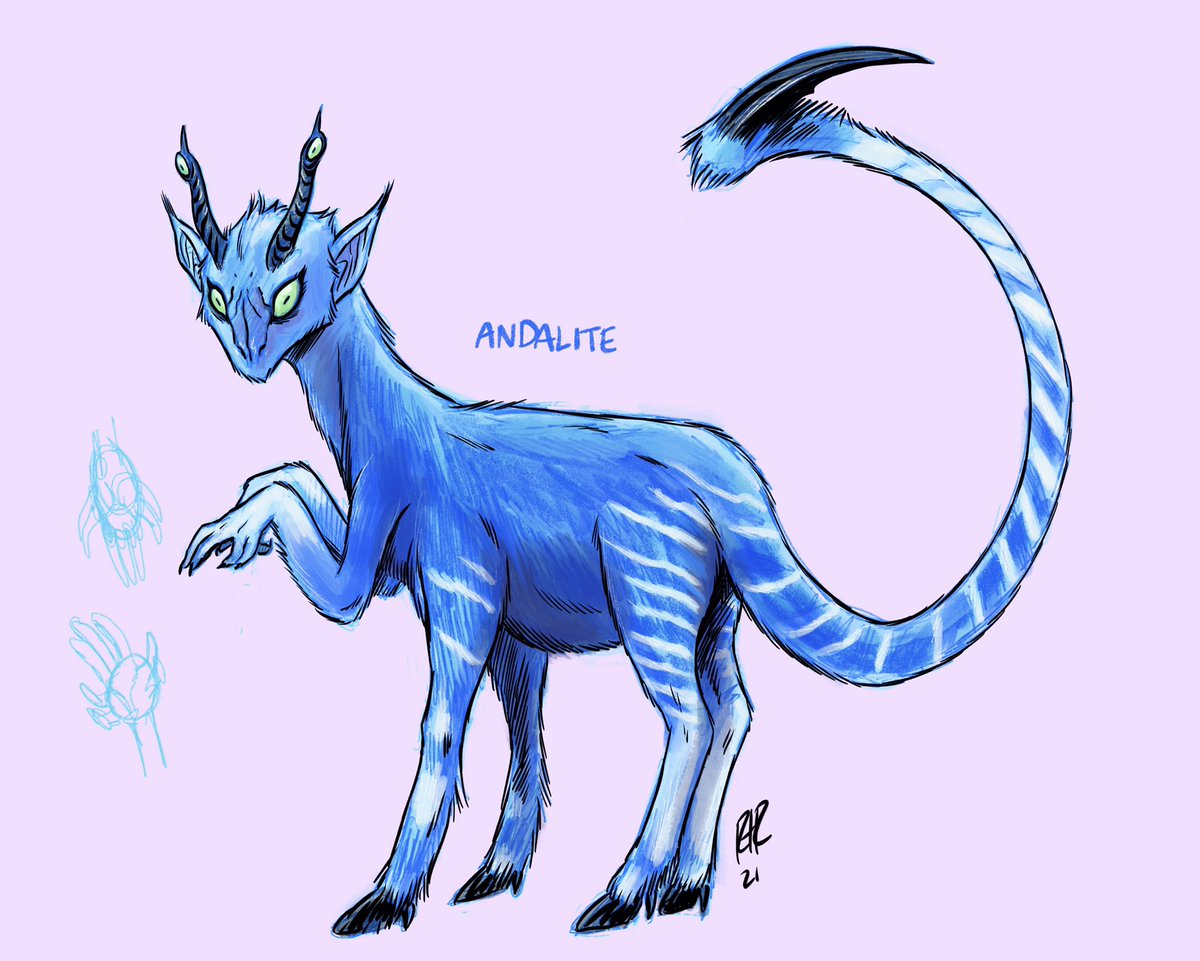 「I drew an Andalite for no particular rea」|Ross Radkeのイラスト