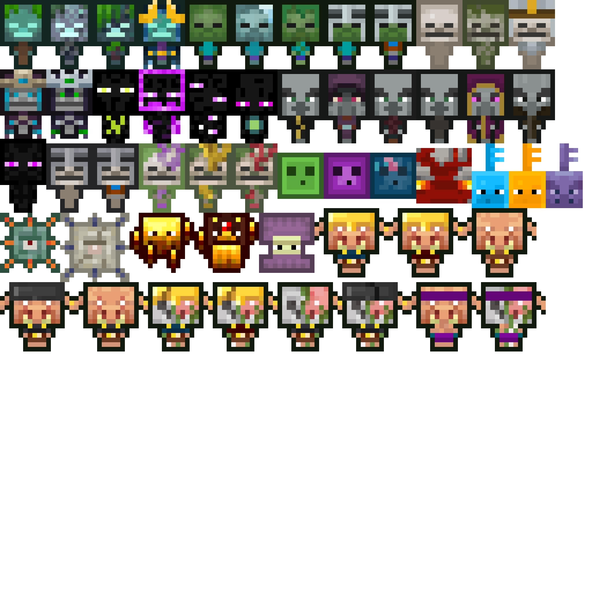 Minecraft Chibi Pixel Art