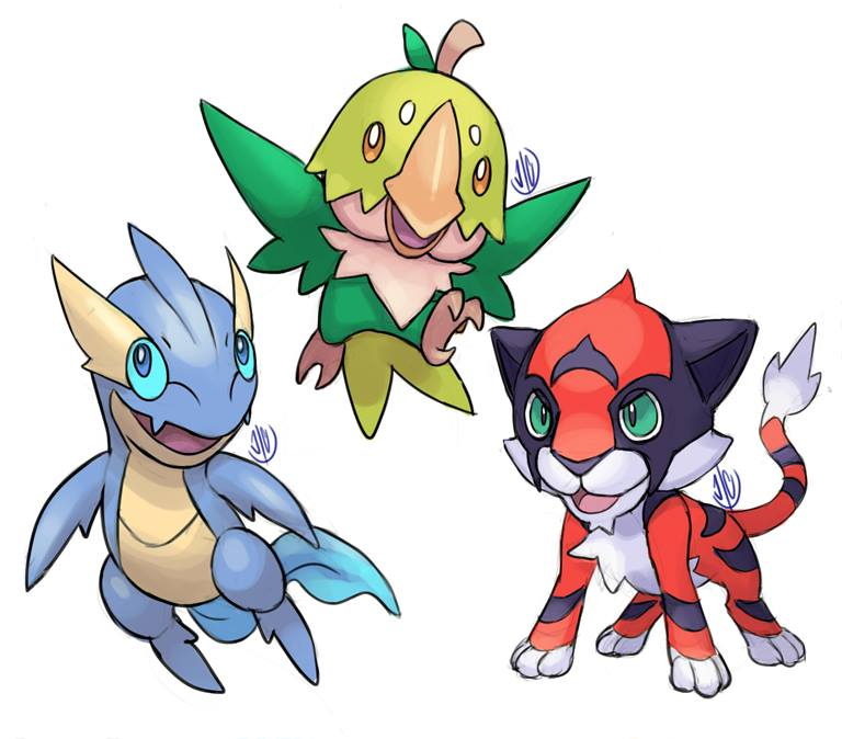 Fakemon Starters