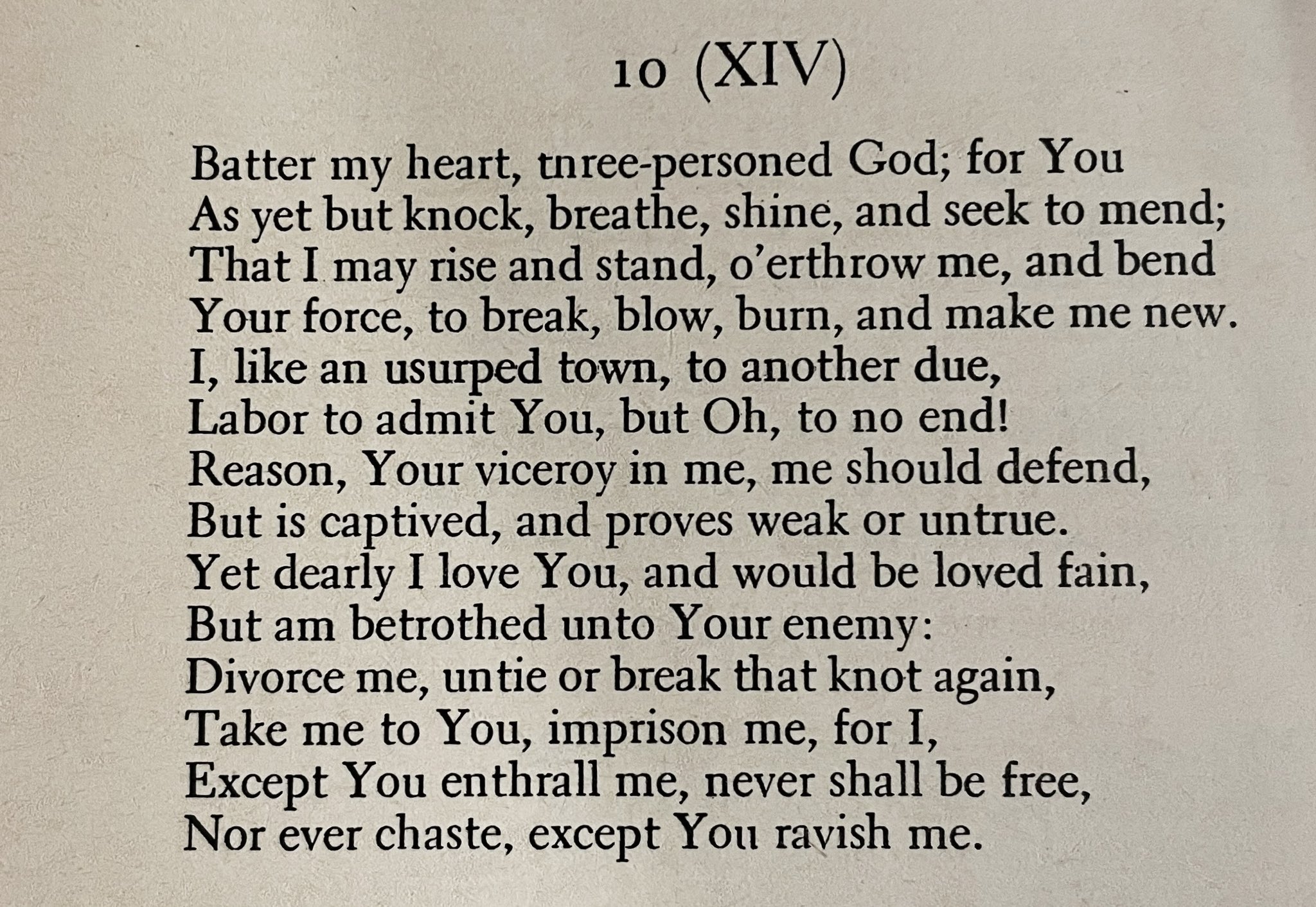 John Donne Holy Sonnet Holy Sonnet Vii: At The Round Earth's Imagined