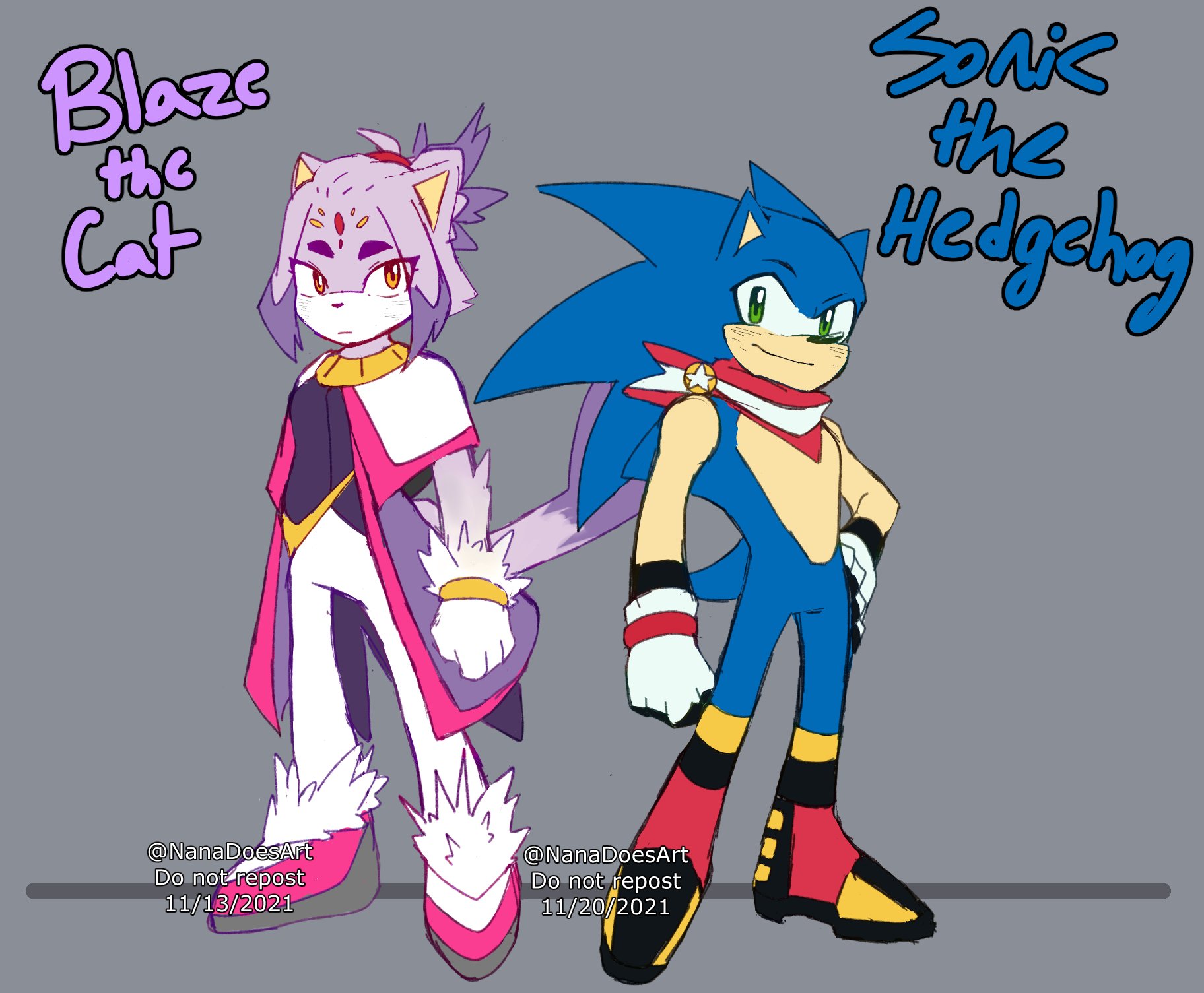 Blaze Sonic Touching