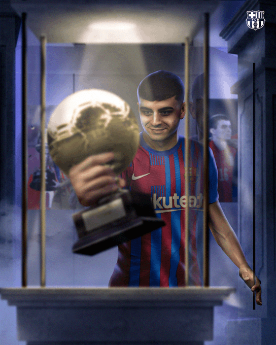 Barcelona talent Pedri wins 2021 Golden Boy award