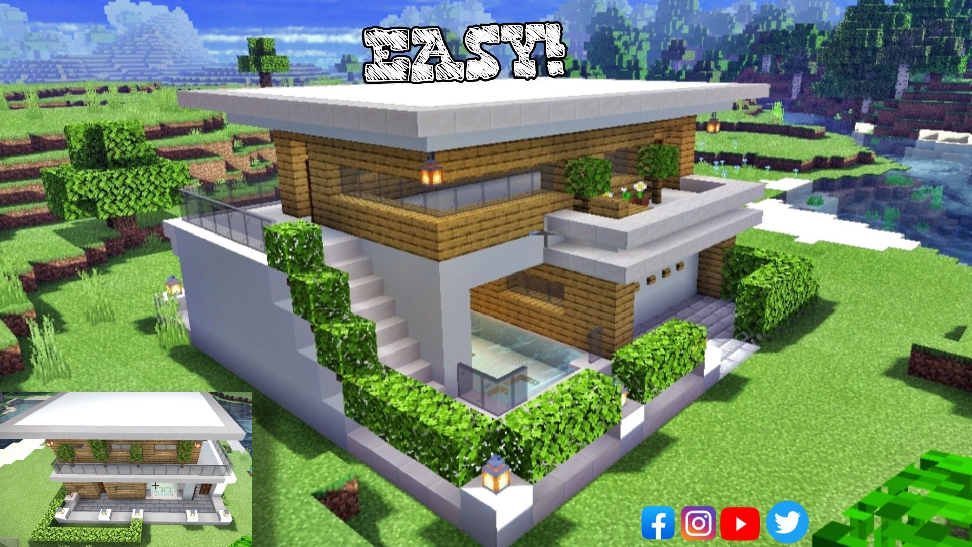 Minecraft Pe Modern Houses