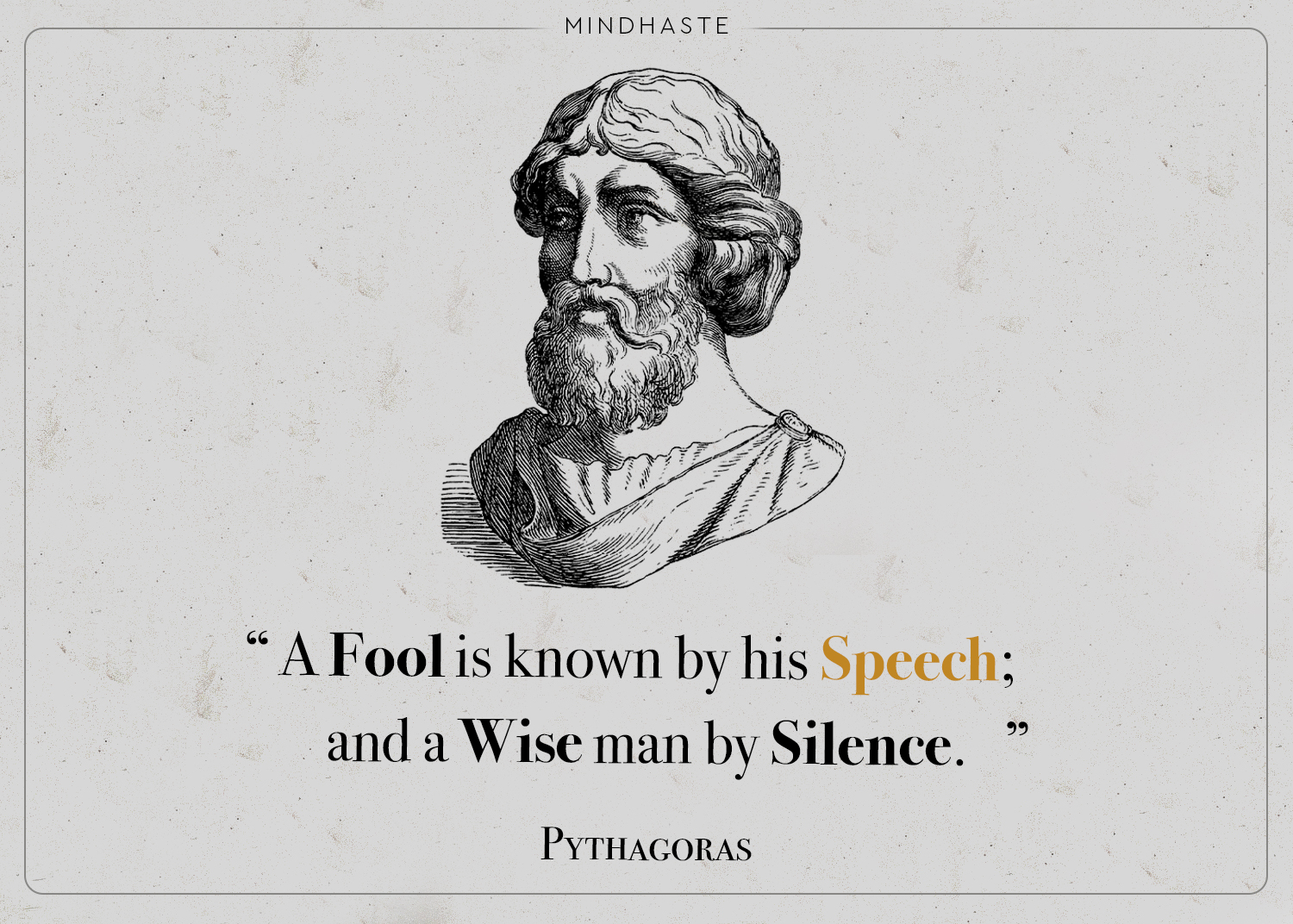 Pythagoras Quotes Silence