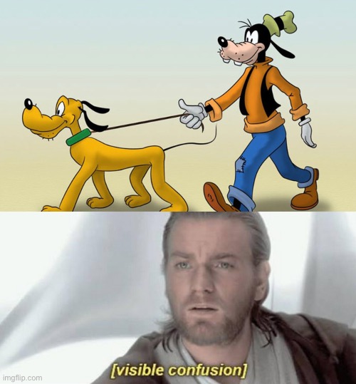 Goofy Pluto Meme