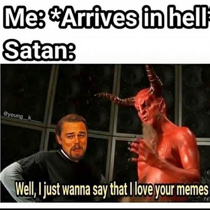 I Love Satan Meme