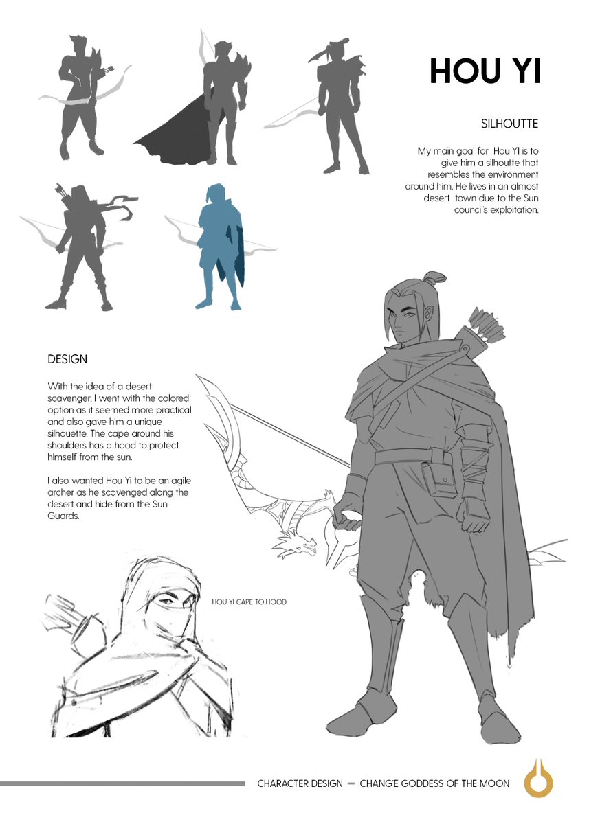 「Concept design of Hou Yi 」|antonの漫画