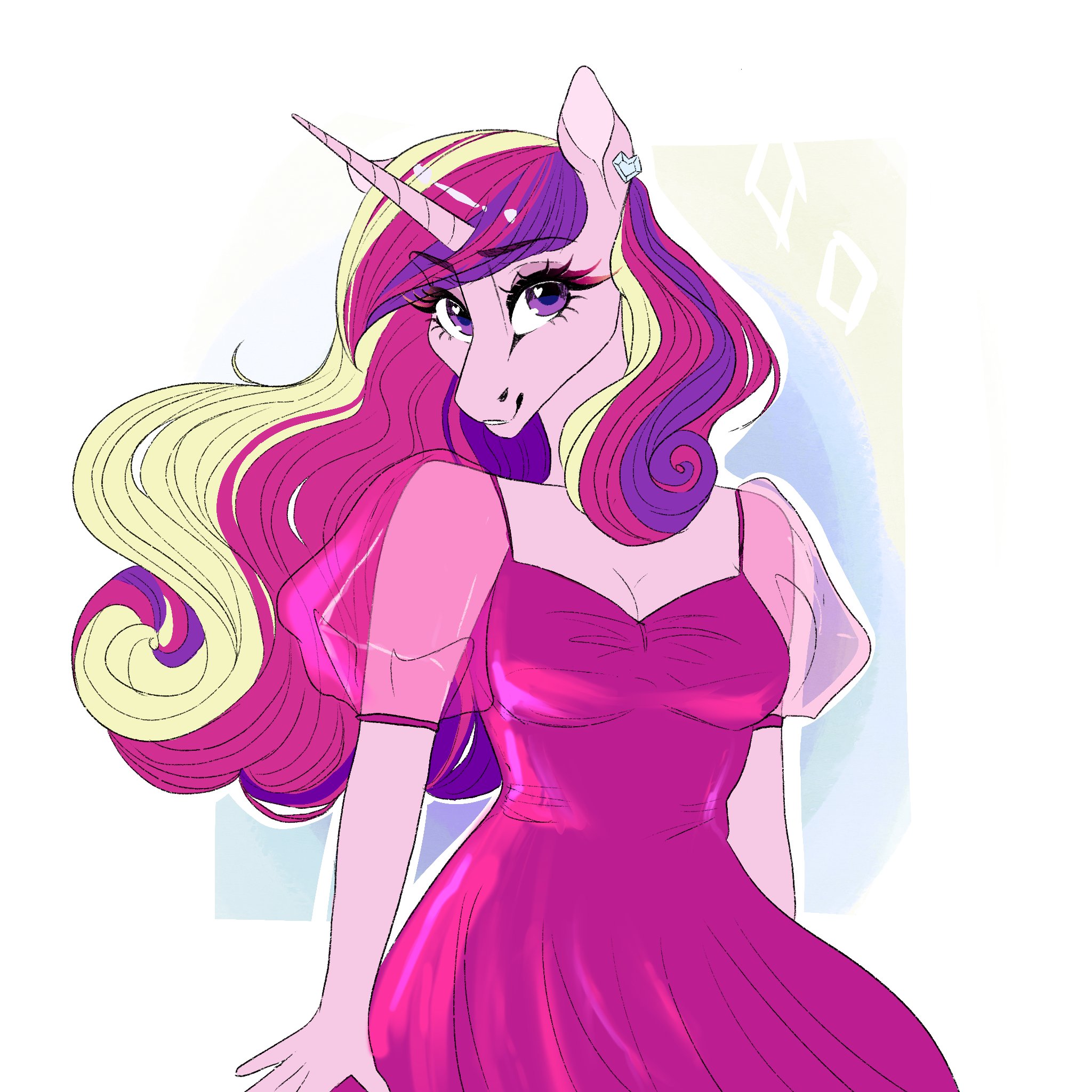 Princess Cadence Anthro