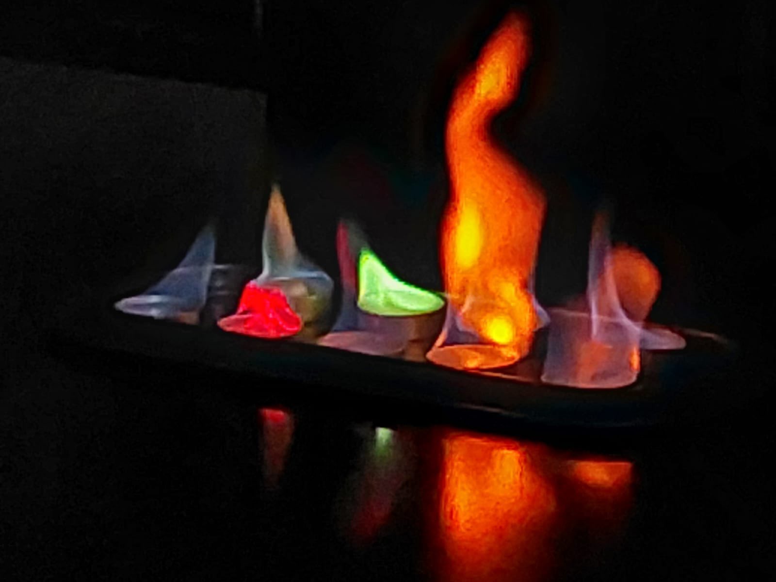 Rainbow Fire Experiment