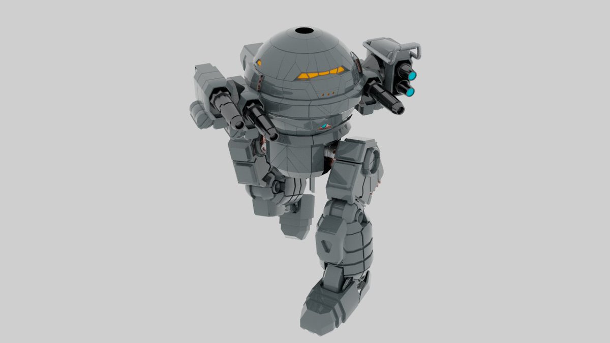 "Urbanlord" 100t Assault Urbanmech 3d model WiP : r/battletech