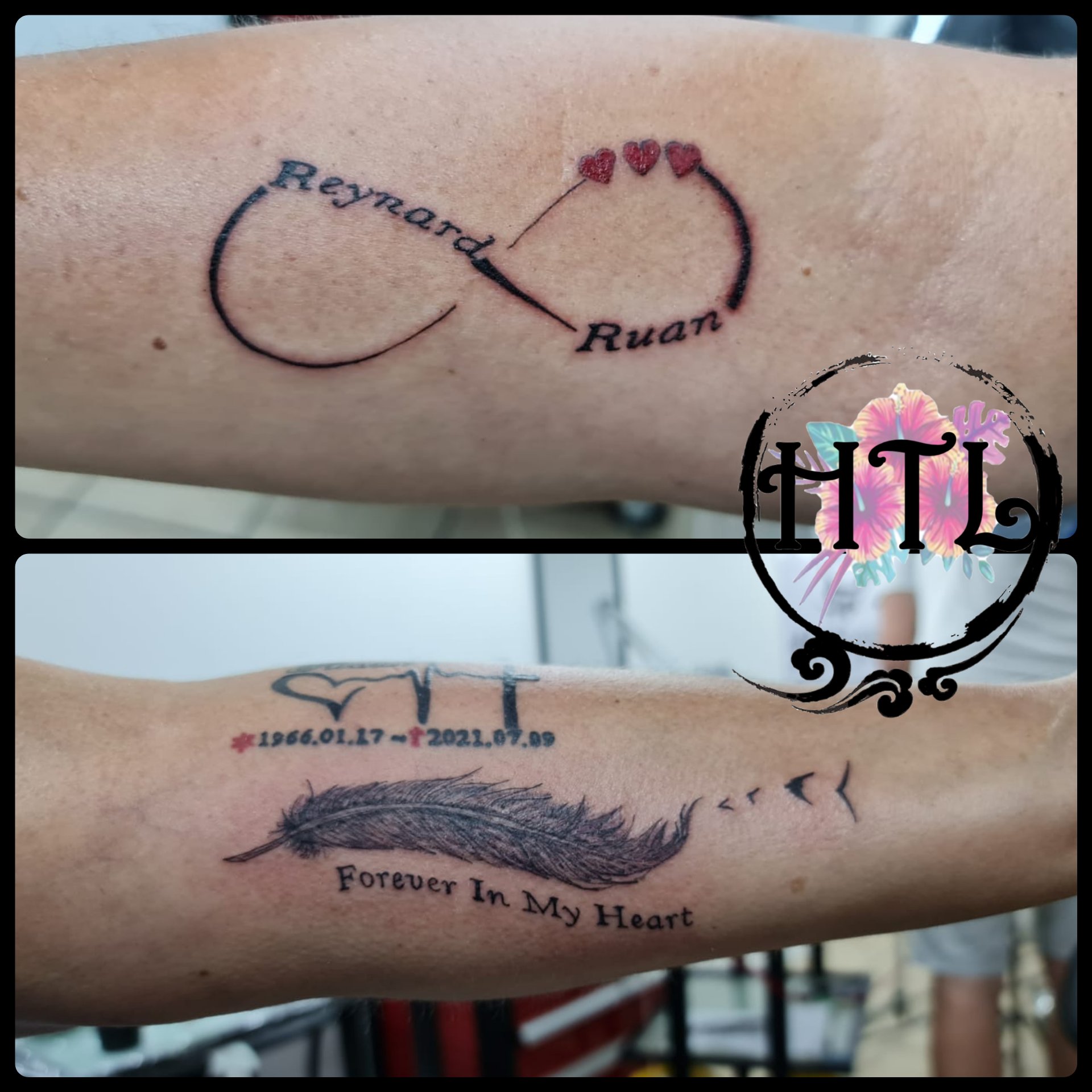 Forever In My Heart Infinity Tattoo