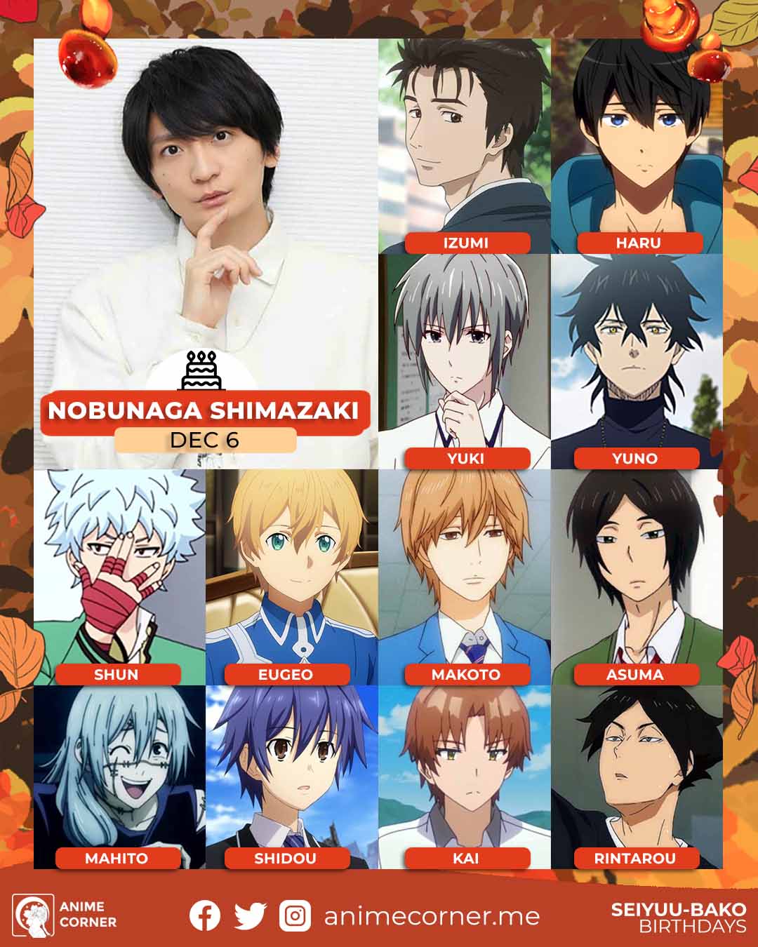 Nobunaga Shimazaki Characters