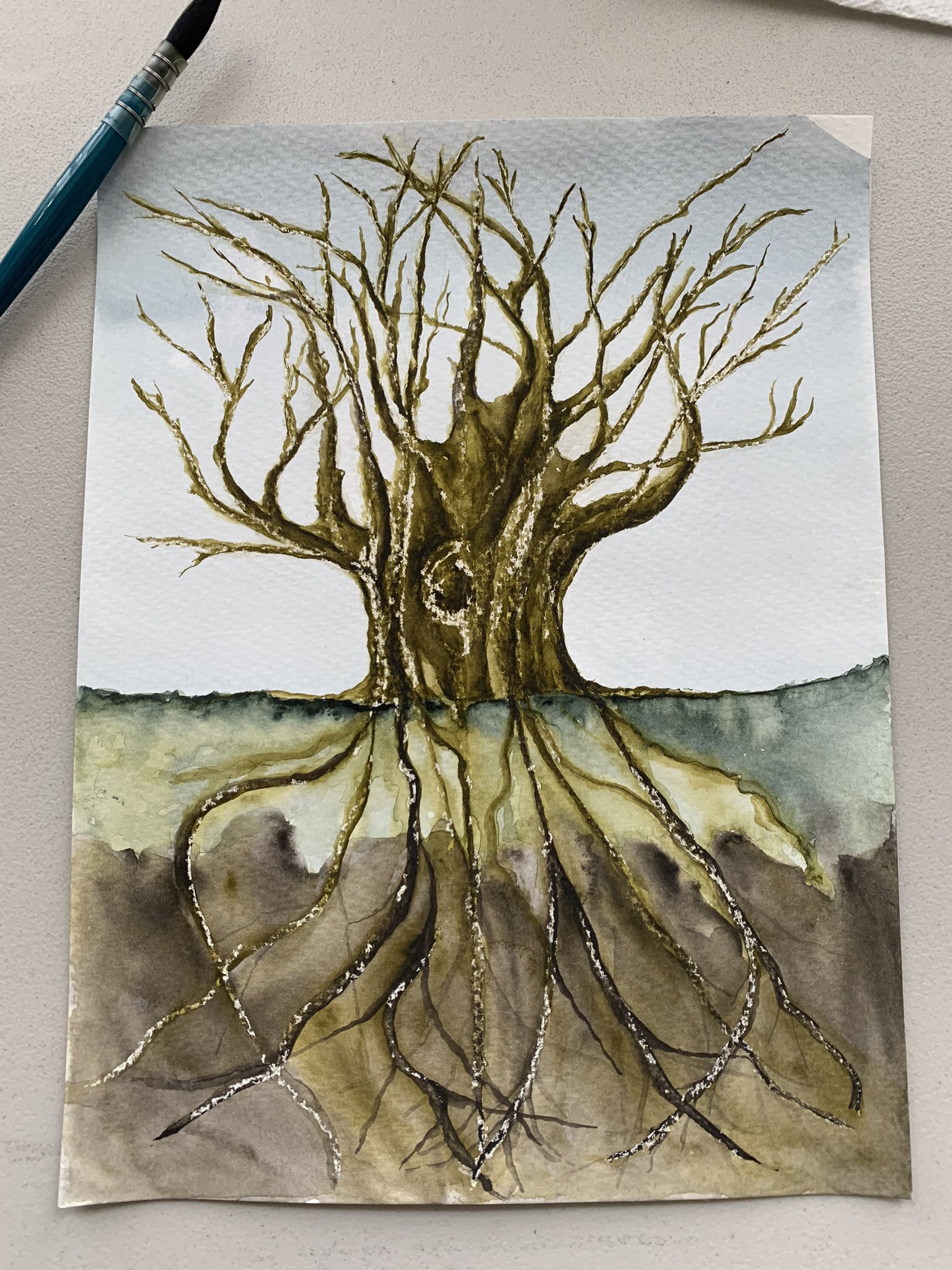Tree Roots Painting
