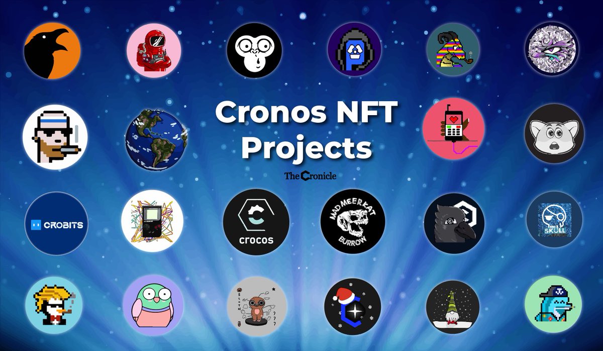 🤯Look at all the #NFT projects on #Cronos. Thank you @ngNGDarryl for ...